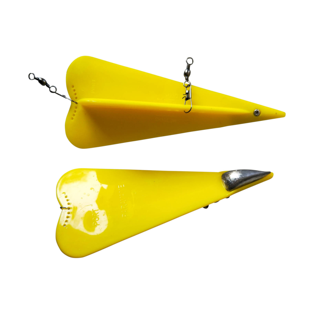 Fish Fighter Yellow Trolling Paravane - Shooters World Gore