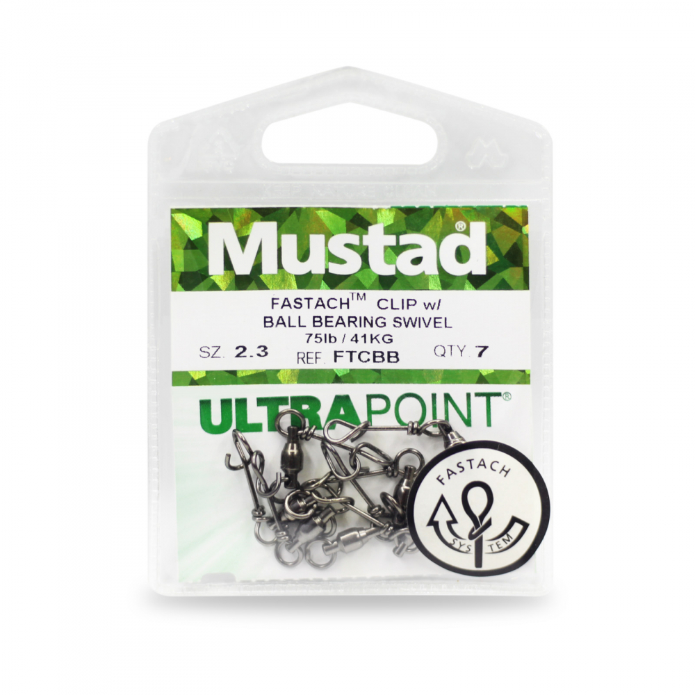 Mustad Ball Bearing w/Fastach Clip - Shooters World Gore