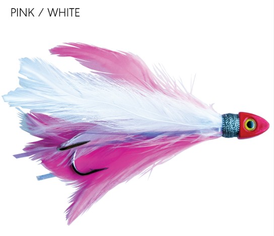 Black Magic Saltwater Chicken Pink/White Dbl Hook - Shooters World Gore