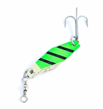 Hex Ticer Silver Green Whopper Stopper Lure - Shooters World Gore