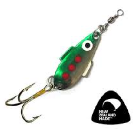 NZ Daffy 7g Silver Green Treble Hook - Shooters World Gore