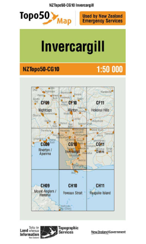CG10 Invercargill Map - Shooters World Gore