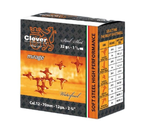 Clever Mirage 12Ga Soft Steel Std Hunting T4 35gm #2 - Shooters World Gore