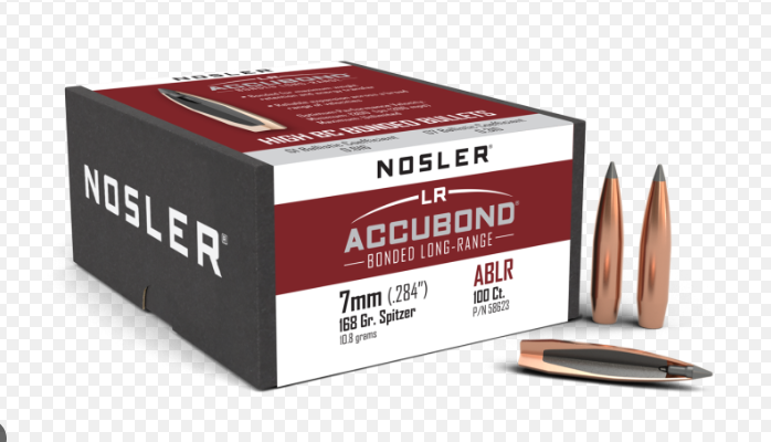 Nosler Projectiles 7mm 168g AccuBond - Shooters World Gore