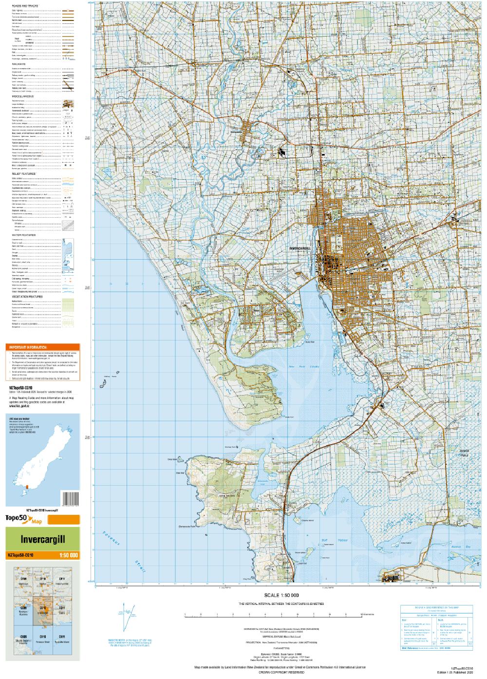 CG10 Invercargill Map - Shooters World Gore