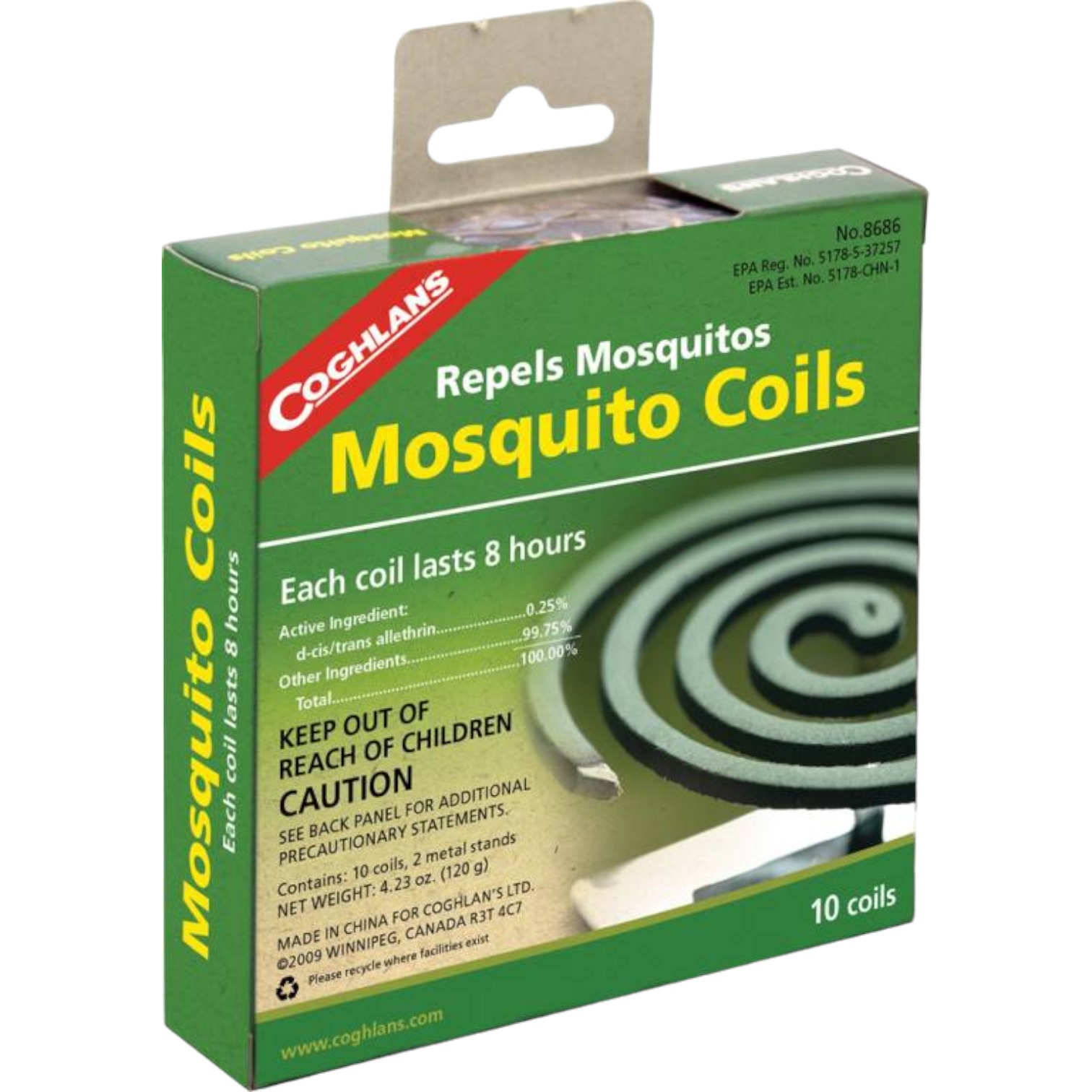 Coghlans Mosquito Coils pkt 10 - Shooters World Gore